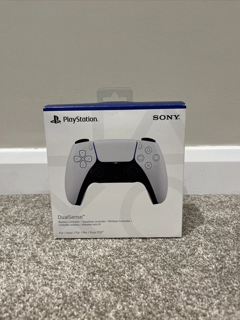 SONY DUALSENSE CONTROLLER-PLAYSTATION 5-PS5 (CFI-ZCT1W)-White-New-Boxed ...