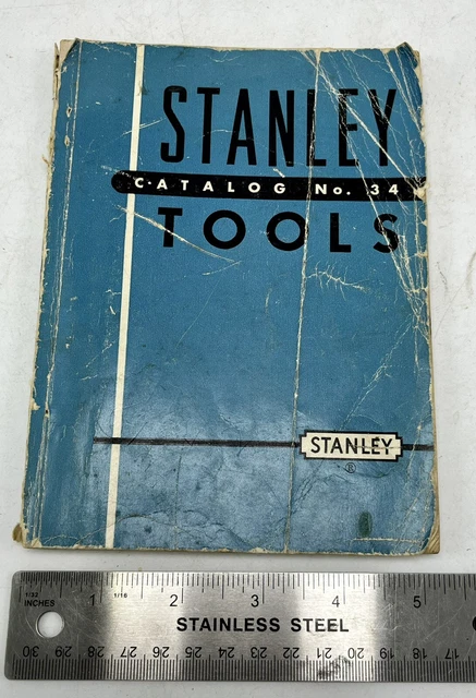 1950'S STANLEY TOOLS Catalog No.34 Number 34 Stanley Works $18.85 ...
