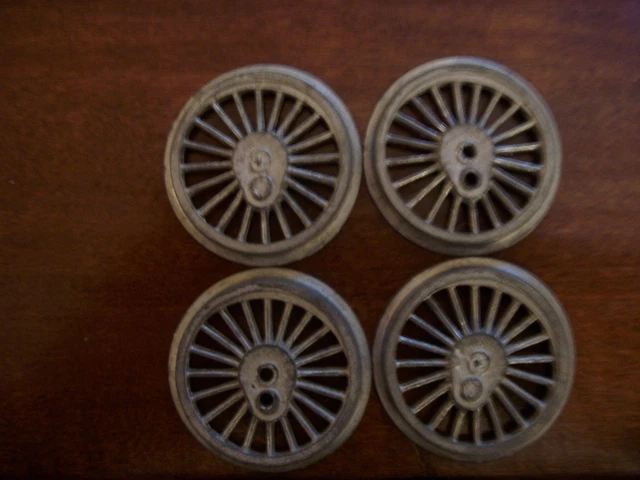 O GAUGE WHEELS for Hornby train, 21 spoke, quantity four £11.49 ...