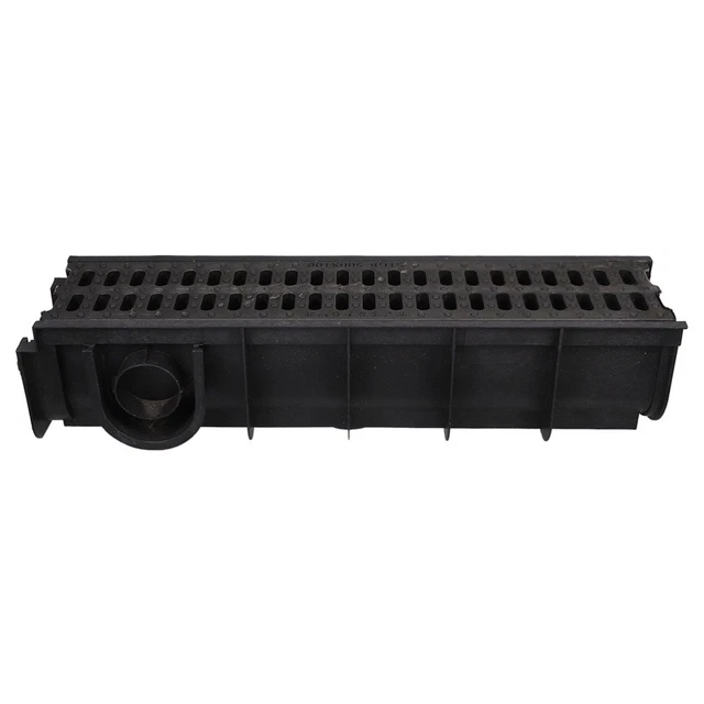 GUTTER HIGH POLYMER Channel Drain Drains for Paver Patio Outdoor £81.68 ...