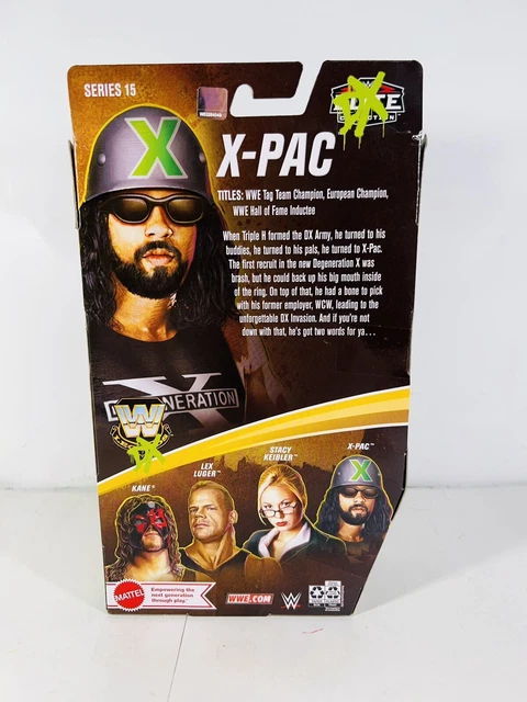 FIGURINE ARTICULÉE WWE Elite Legends 15 X-Pac Wrestling cible exclusive ...