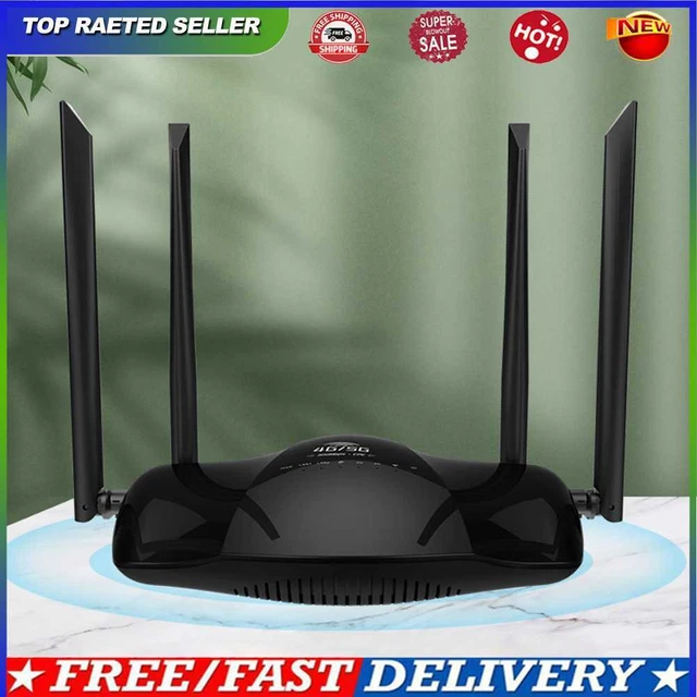 ROUTER WIFI 4G LTE CPE Hotspot 300 Mbps router WiFi con 4 antenne ampia ...