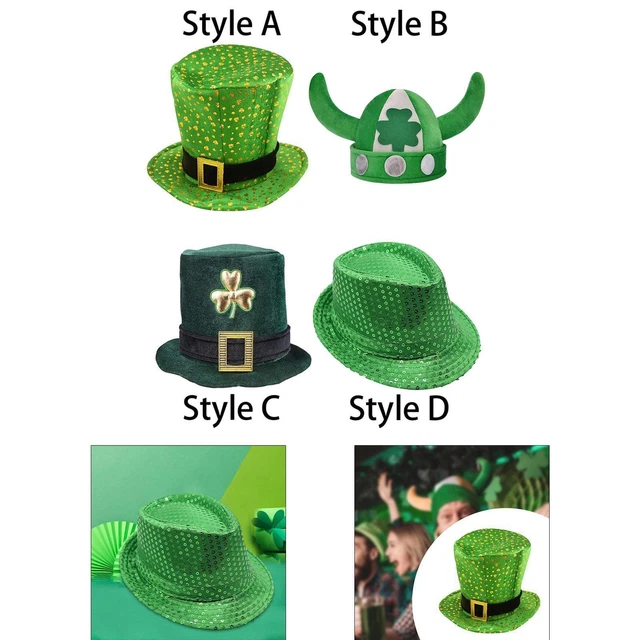 ST PATRICK'S DAY Hat Funny Leprechaun Hat for Celebration Pretend Play ...