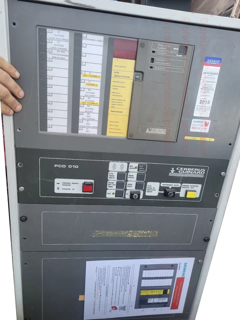 SYSTÈMES DE SÉCURITÉ siemens cerberus guinard CZ10 ct10-04 / PCD 010 ...