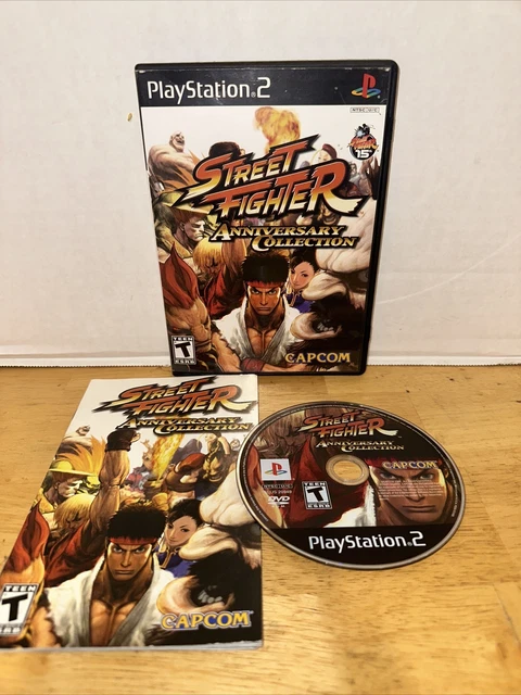 STREET FIGHTER ANNIVERSARY Collection PS2 Sony PlayStation 2 complet ...