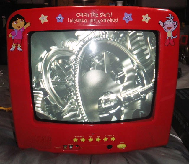 DORA THE EXPLORER Retro VINTAGE Gaming CRT TV 13” Television EUR 64,10 ...