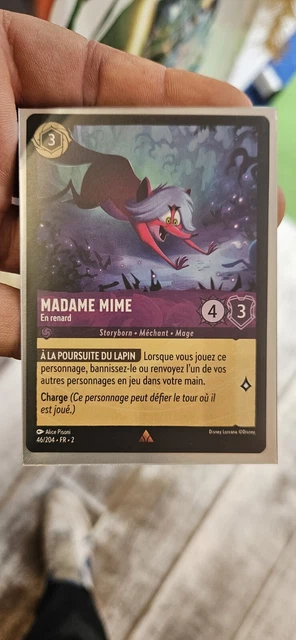 MADAME MIME LORCANA Floodborn Chapitre 2 Mint 46/204 Ultra Rare EUR 10 ...