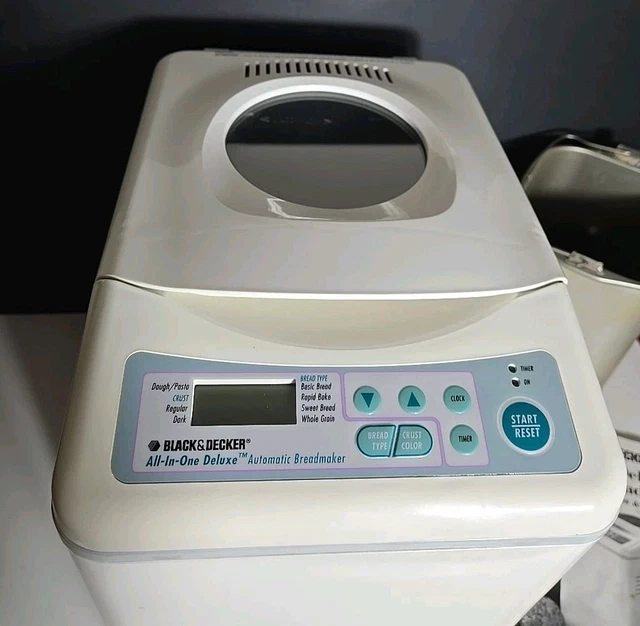 BLACK & DECKER All In One Deluxe Automatic Breadmaker Machine B1630 2lb ...