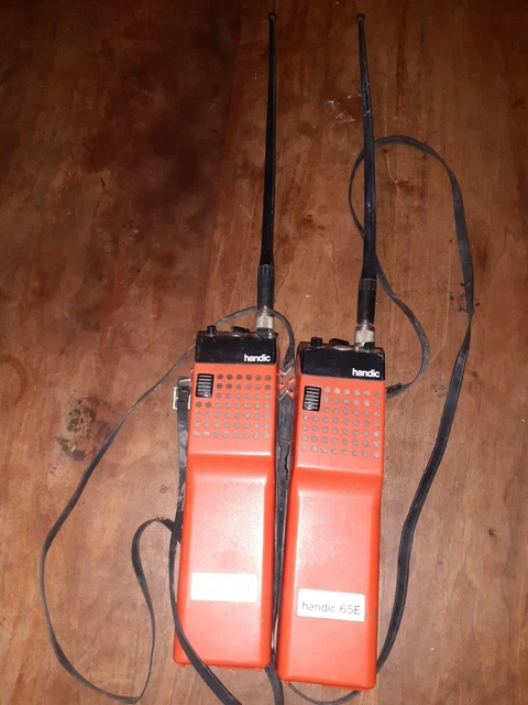 PAIRE DE TALKIE walkie vintage 27Mghz Handic 65 E EUR 40,00 - PicClick FR