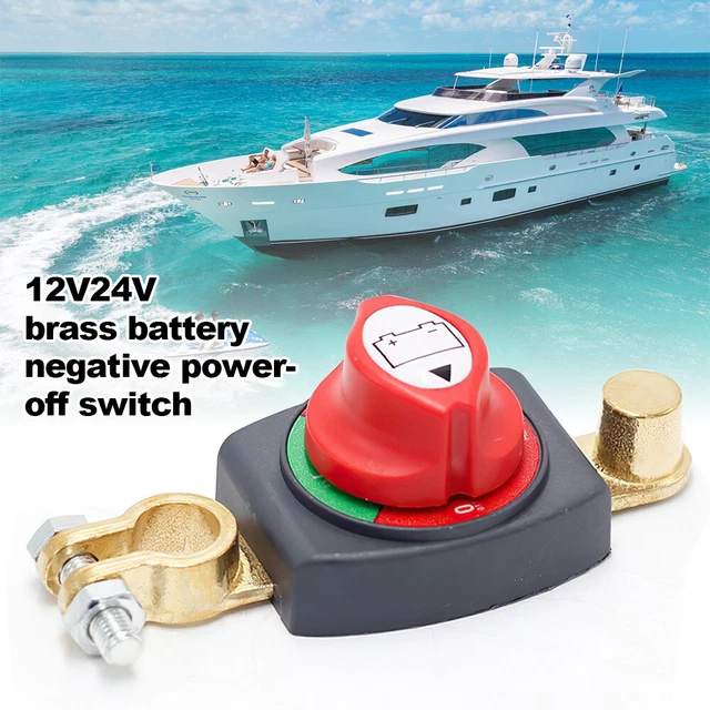 HEAVY DUTY BATTERY Isolator Switch 12V-48V Battery Disconnect Power Cut Off 300A £13.79 ...
