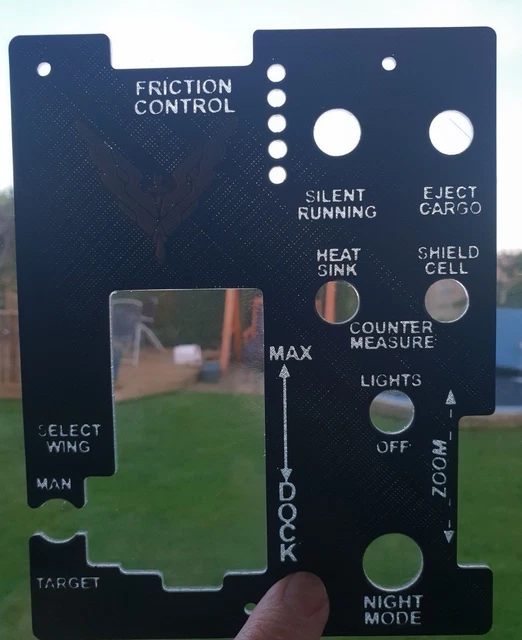 THRUST MASTER WARTHOG HOTAS 3D printed legend plates £20.00 - PicClick UK