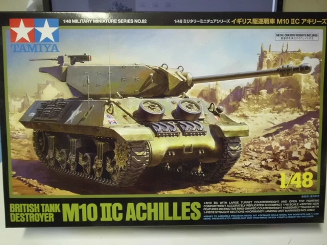 TAMIYA 32582 1:48 Britischer M10 IIC Achilles Jagdpanzer NEU OVP EUR 22 ...