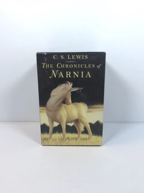 VINTAGE 1995 THE Chronicles Of Narnia By CS Lewis Box Set Books 1-7 ...