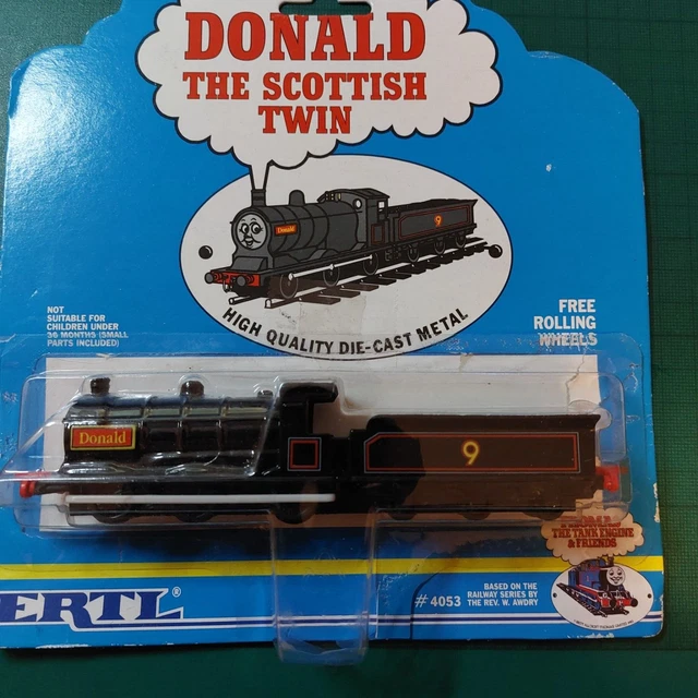 THOMAS TANK ENGINE & Friends ERTL DONALD TRAIN DIECAST 1992 CLOUD ...