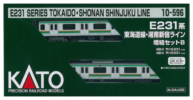 KATO N GAUGE E231 Tokaido-Line Shonan-Shinjuku-Line Add-on B 10-596 Model Train £75.89 - PicClick UK