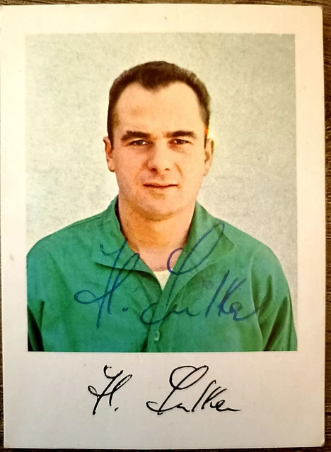 HERMANN LULKA -PREUSSEN Münster-original signiertes Sammelbild 63-64 ...