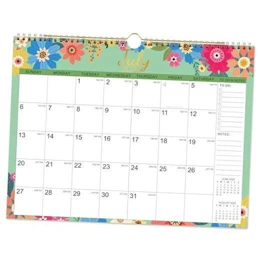CALENDAR 2025-2026 WALL - 2025-2026 Calendar, Jul. 2025 - Dec. 2026, 15 ...