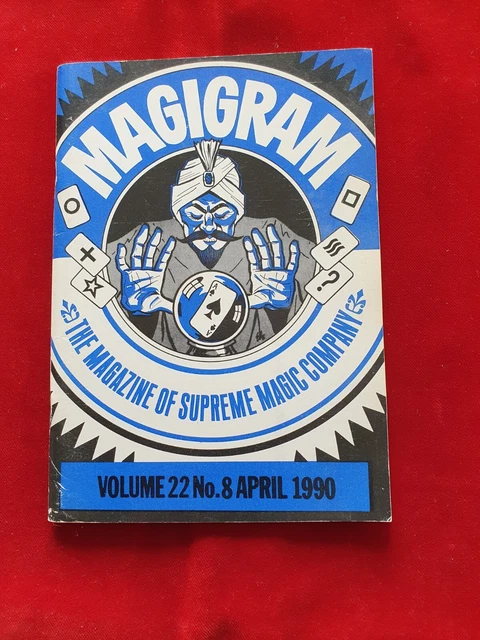 SB A5 SIZED Magic Magazine MAGIGRAM - ROBERT HARBIN ISSUE - April 1990 ...