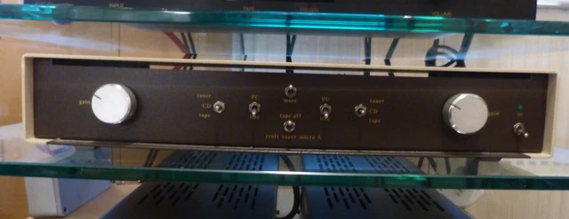RARE CROFT SUPER Micro A - valve pre-amplifier £625.00 - PicClick UK