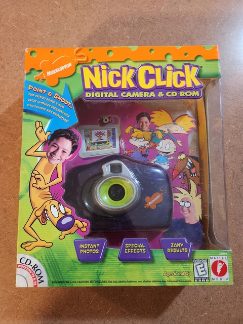 MATTEL NICK CLICK Digital Camera - Blue translucent $25.00 - PicClick