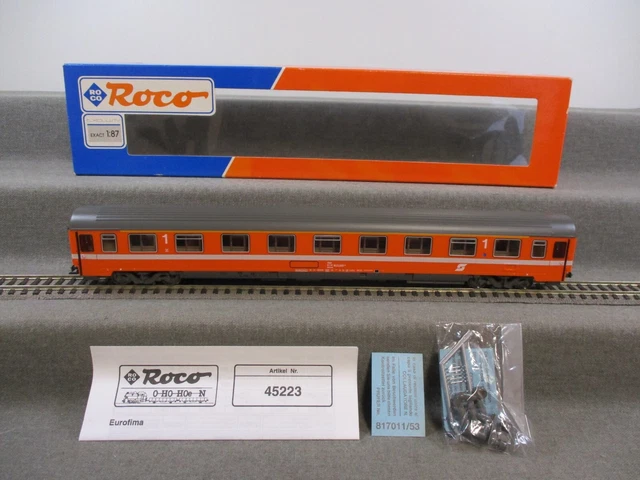 ROCO SPUR H0 45223 Personenwagen Reisezugwagen der ÖBB in OVP EUR 39,90 ...