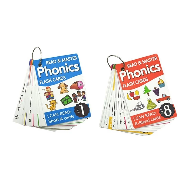 CVC WORDS PHONICS apprendimento flashcard alfabeto schede didattiche ...