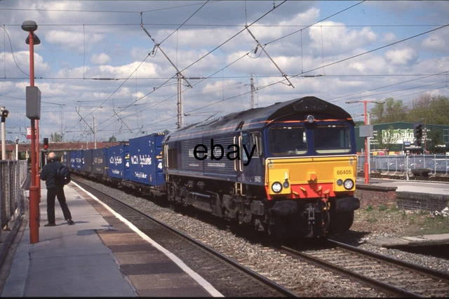 35MM RAILWAY SLIDE - Diesel Electric Freight Loco Class 66. 66405 ...