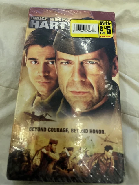 HARTS WAR (VHS, 2002) Bruce Willis & Colin Farrell NEW Sealed Package £ ...