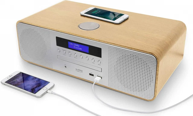 AUDIBLE FIDELITY COMPLETE Hi-Fi DAB/DAB+ Stereo System CD Player AF-10 ...