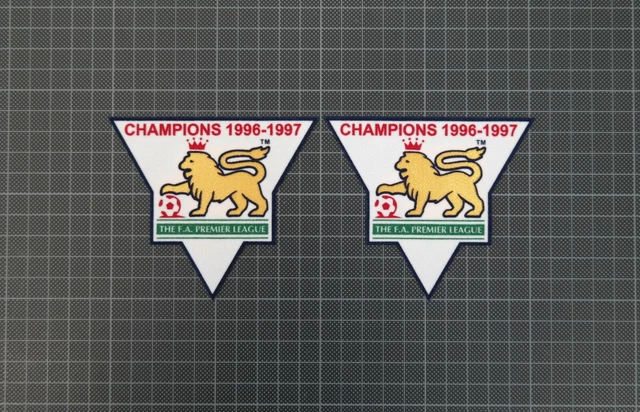 PREMIER LEAGUE GOLD Champions Patches 1996-1997 Player Size £7.50 ...
