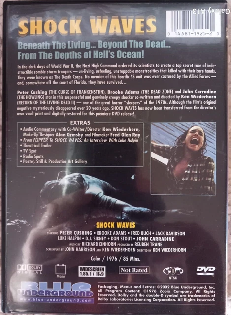 SHOCK WAVES 1976 Peter Cushing, Brooke Adams DVD from BLUE UNDERGROUND ...