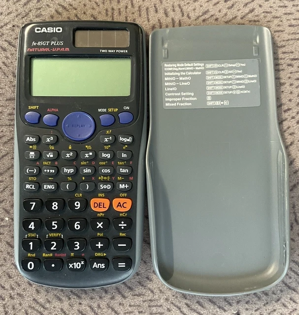 CASIO FX-85GT Plus Scientific Calculator - Black £7.99 - PicClick UK