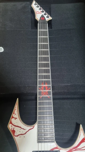 B.C. RICH JOEY Jordison Warlock Neck Thru 6 String Electric Guitar EUR ...