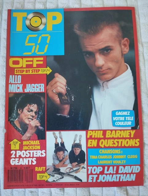 MAGAZINE TOP 50. N°85 Step By Step Mick Jagger Phil Barney EUR 10,00 - PicClick FR