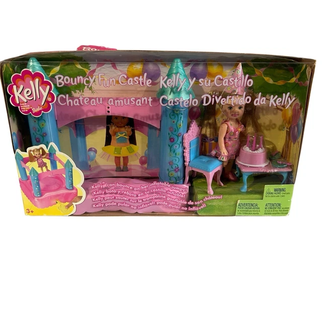BARBIE KELLY JUMPIN’ Fun Castle Playset 2002 NEW Birthday Doll $44.99 ...