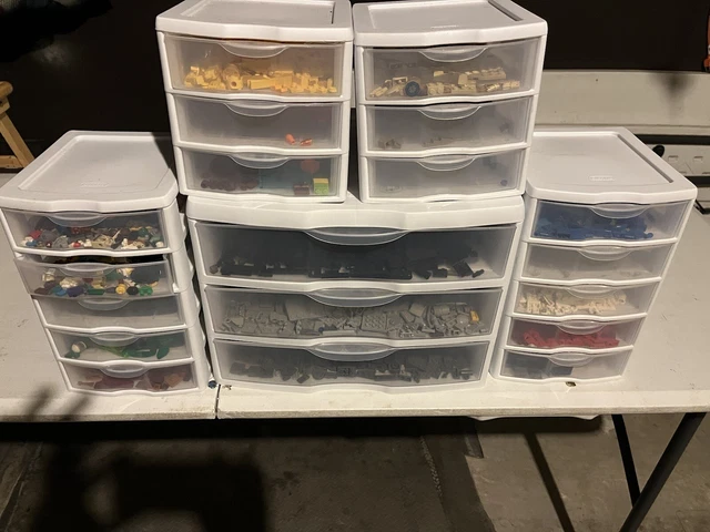 LEGO TABLE AND Portable Lego Table with Storage-Custom Made. £141.44 ...