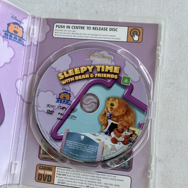 BEAR IN THE Big Blue House Sleepy Time With Bear & Friends DVD Kids Tv ...