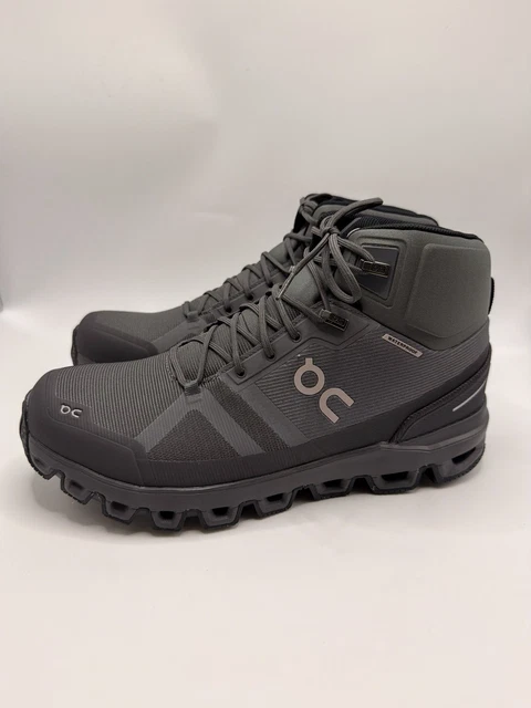 ON CLOUD CLOUDROCK Waterproof Mens 9.5 Trail Hiking Outdoor Shoes ‘Rock ...