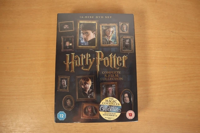 HARRY POTTER COMPLETE 8 Film Collection 16 DVD Disc Fantasy Kids Movie ...