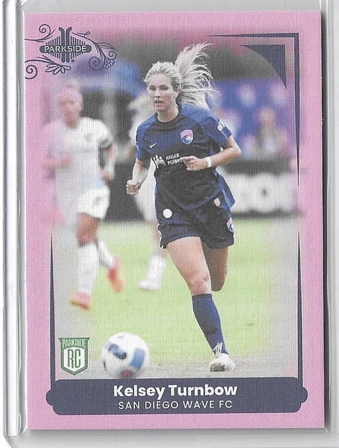 KELSEY TURNBOW 2022 NWSL Parkside Paramount Base Pink Parallel /225 £7. ...