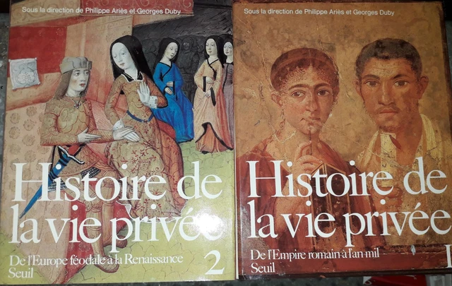 HISTOIRE DE LA vie privée, tome 1 & tome 2 [ Peter Brown, Georges Duby, Phili EUR 80,00 ...