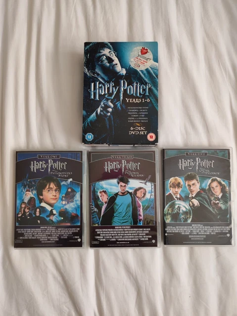 HARRY POTTER YEARS 1-6 DVD, 6-Disc Set, PAL Region 2 EUR 3,43 - PicClick IT