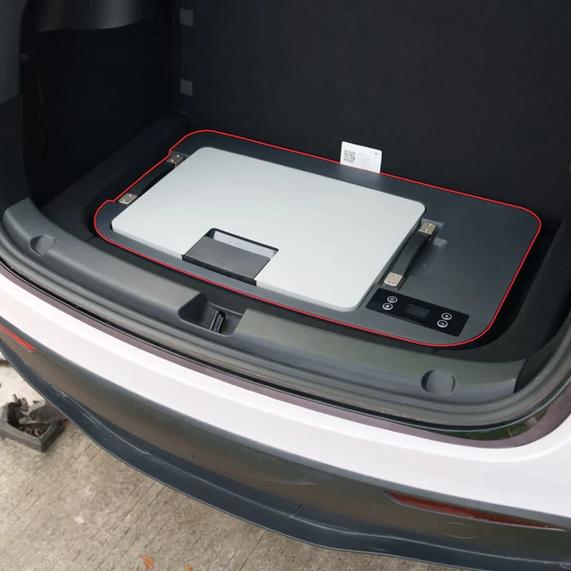 TESLA MODEL Y Fridge Freezer Cargo Boot Space mounted Refrigerator 12 ...