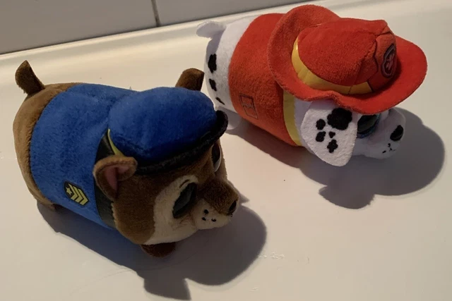 TY - PAW Patrol - Chase & Marshall Mini TY Soft Toys £3.49 - PicClick UK