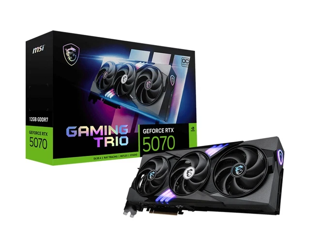 MSI GEFORCE RTX 5070 12G GAMING TRIO OC Graphics Card EUR 803,00 ...