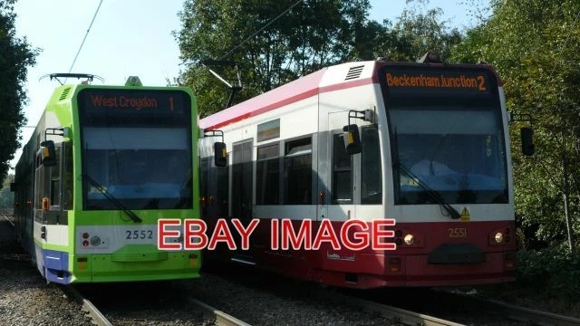 PHOTO OLD And New Seen Just Outside The Arena Tram Stop Tram No.2551 Is ...