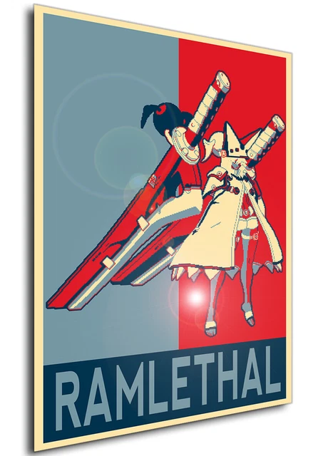 PROPAGANDA POSTER - Pixel Art - Guilty Gear - Ramlethal £7.12 - PicClick UK