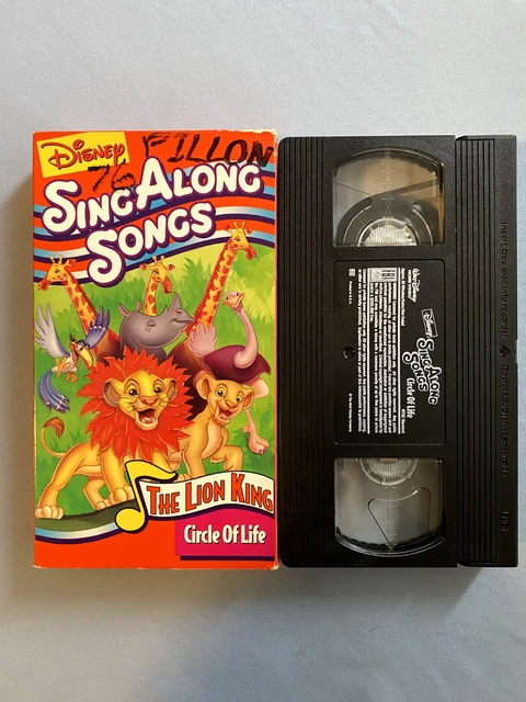 DISNEYS SING ALONG Songs - The Lion King: Circle of Life (VHS, 1994) $4 ...
