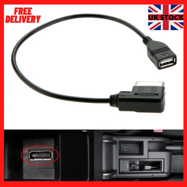 MUSIC INTERFACE AMI MMI to USB Cable Adapter for Audi A3 A4 A5 A6 A8 Q5 Q7 Q8 £6.99 - PicClick UK