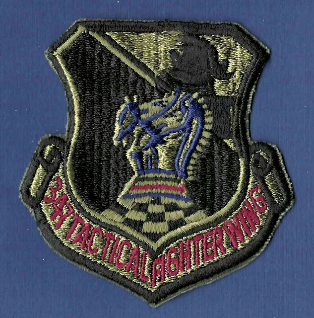 US AIR FORCE 347th Tactical Fighter Wing Patch EUR 8,87 - PicClick FR